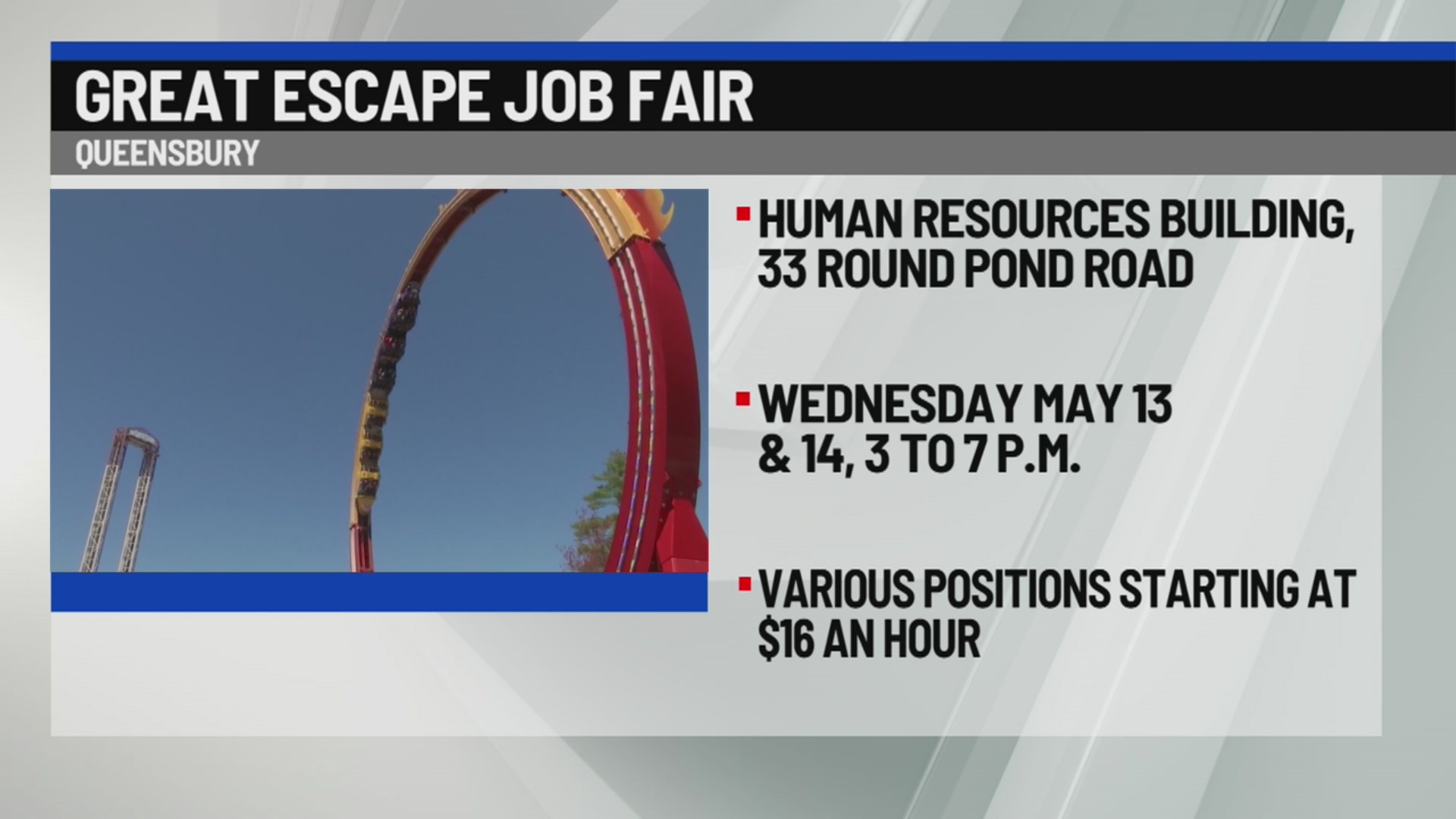 Great Escape job fair