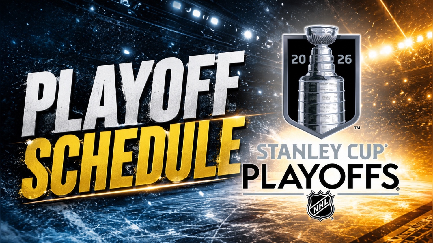 Stanley Cup playoff schedule update: May 12 start times are in