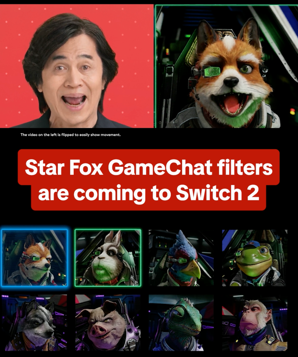 Becoming a Nintendo VTuber is now a reality with new Star Fox GameChat ...