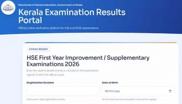 Kerala Plus One improvement result 2026 declared at results.hse.kerala ...