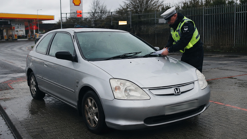 Police instantly detect uninsured vehicles on roads