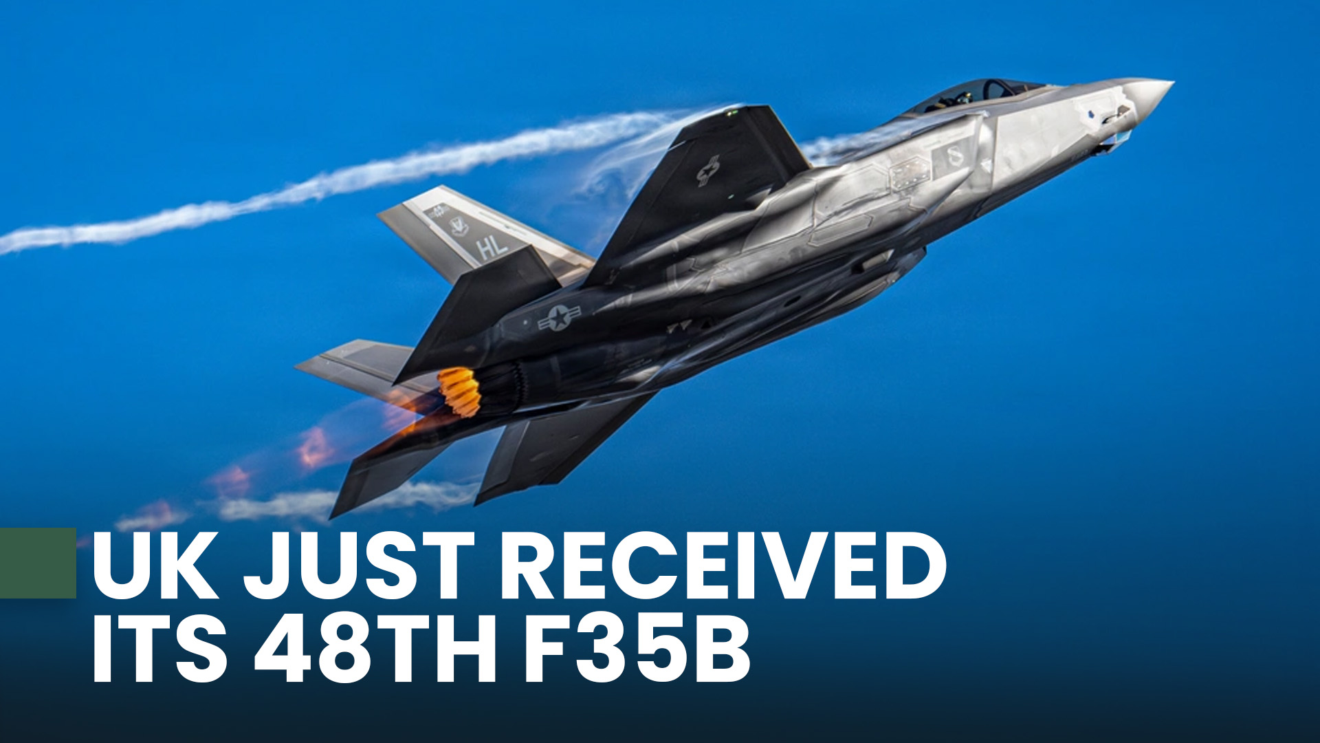 48 F-35Bs delivered. UK.’s carrier air wing taking shape