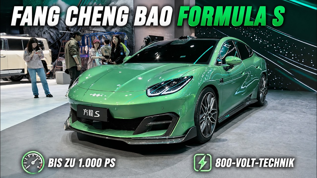 BYD Fang Cheng Bao Formula S: 1.000 PS gegen Taycan & Tesla