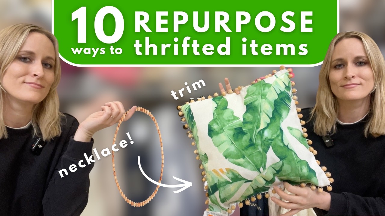 Transform thrifted decor with 10 creative budget-friendly upcycle ideas