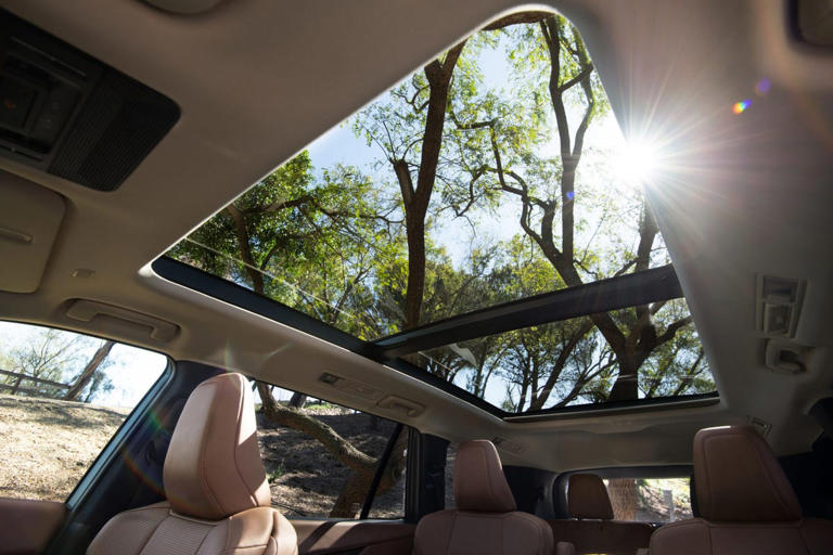 2027 Lexus TZ interior photos: This three-row EV SUV has a classy cabin