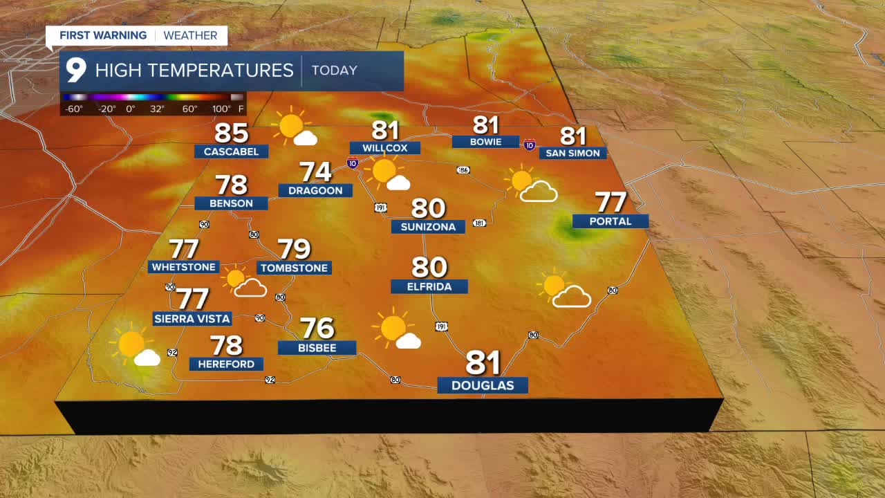 Cochise County Thursday morning