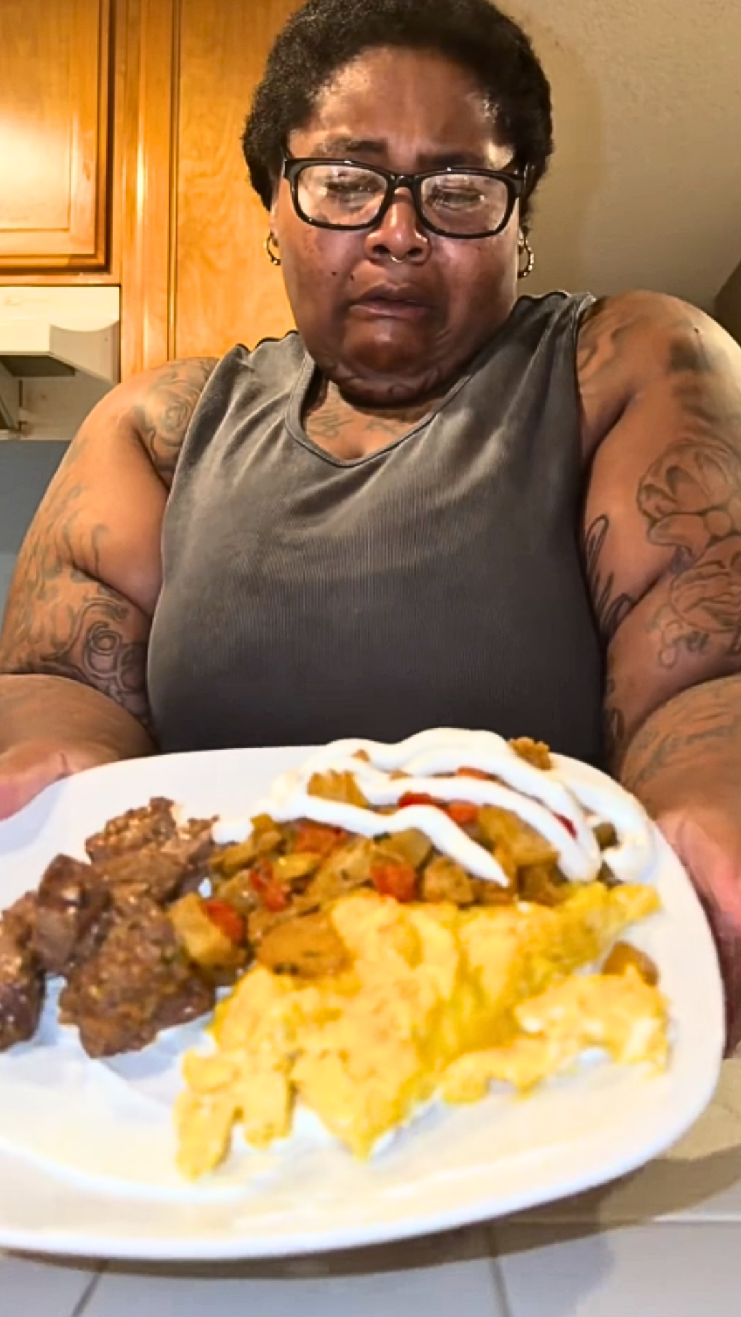 Eggs Potato Steak Simple Protein Meal