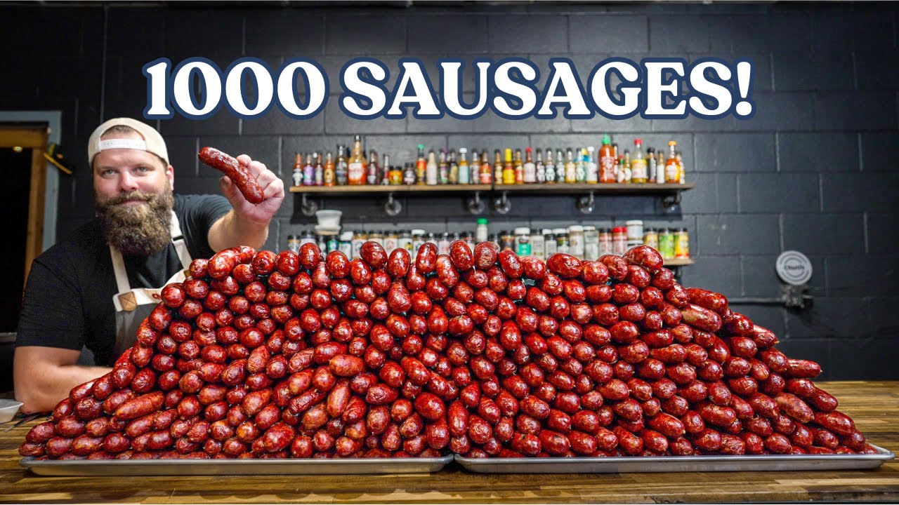 Man made sausages for 1000 people - good people still exist