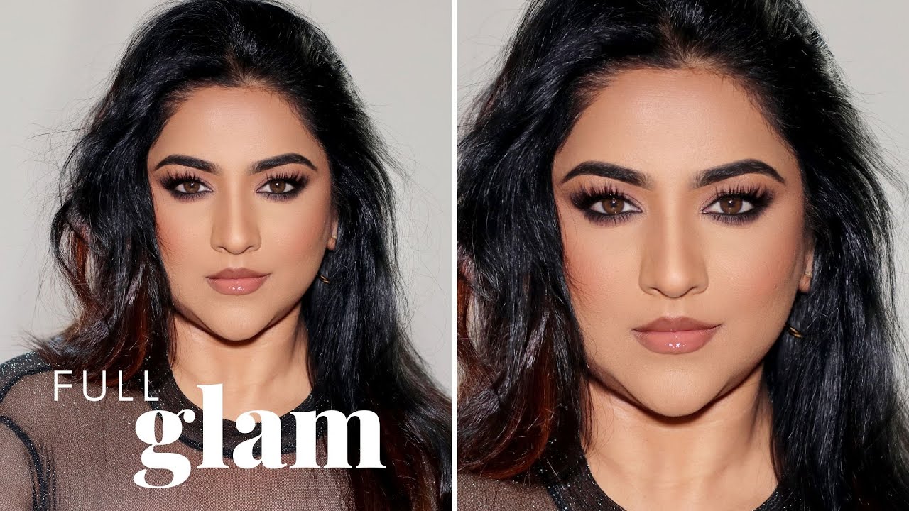 Full coverage glam makeup that isn't cakey
