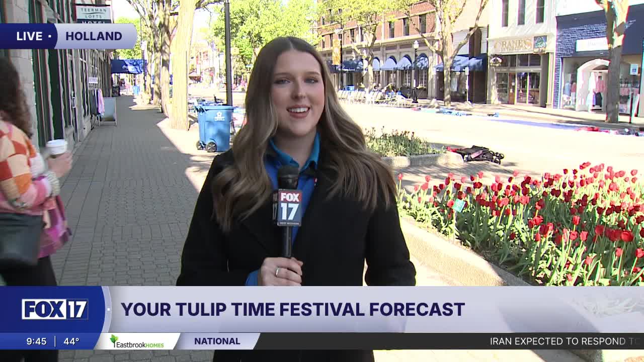 Tulip Time Kinderparade forecast