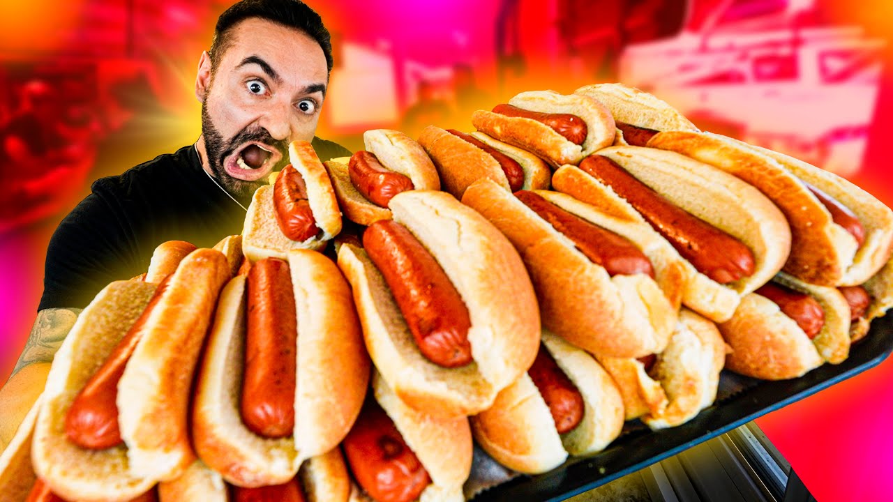 I attempted to break a hot dog record!