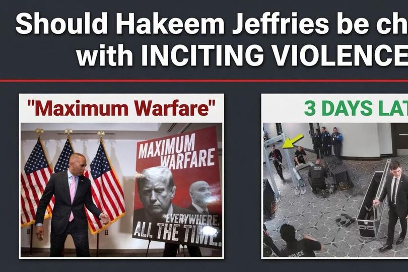Donald Trump calls for Hakeem Jeffries to be charged over Washington ...