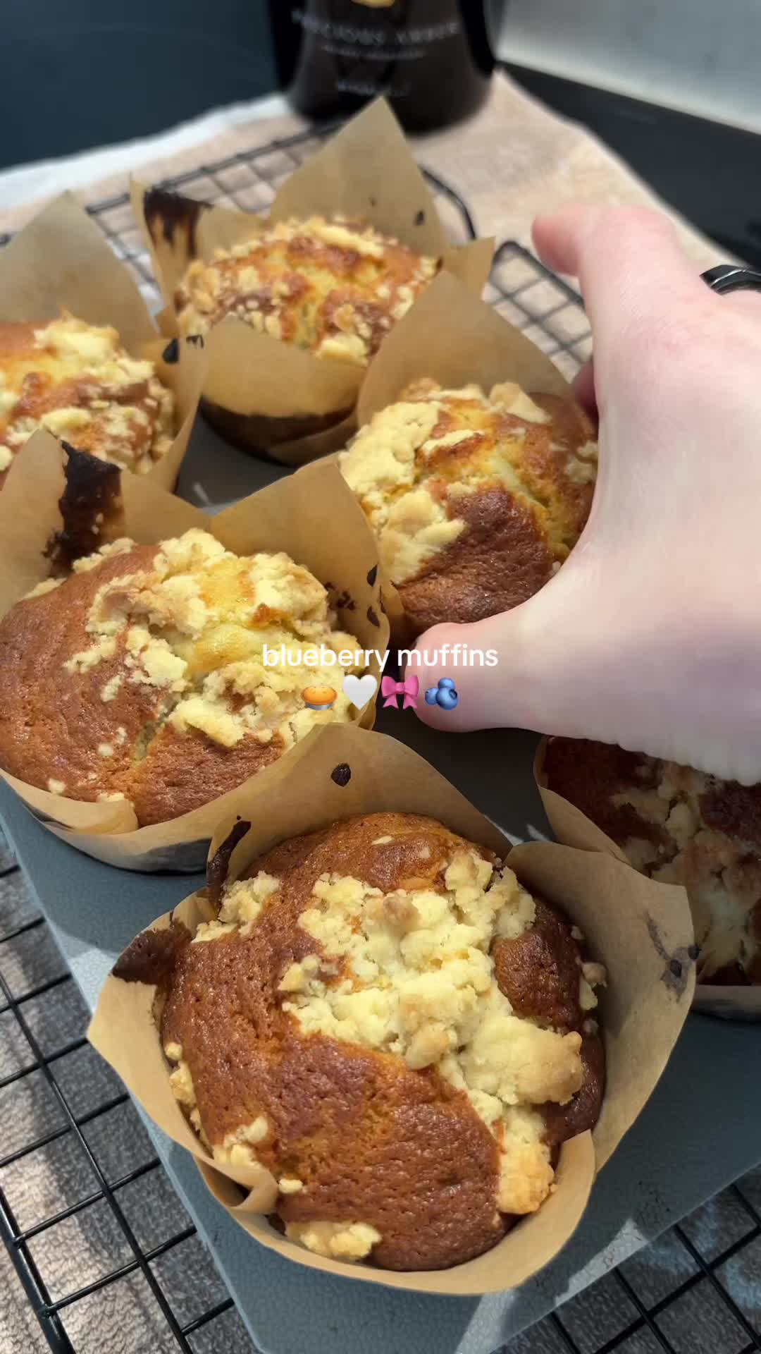 These homemade blueberry muffins are pure comfort baking