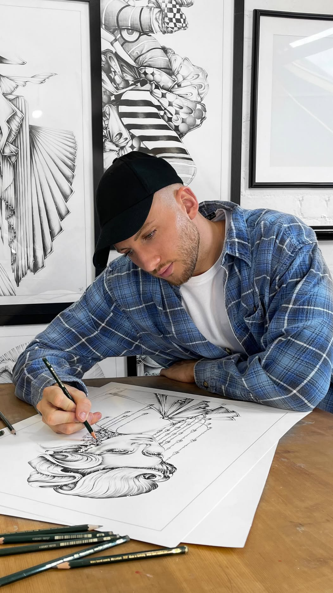 The step by step process behind this large scale artwork