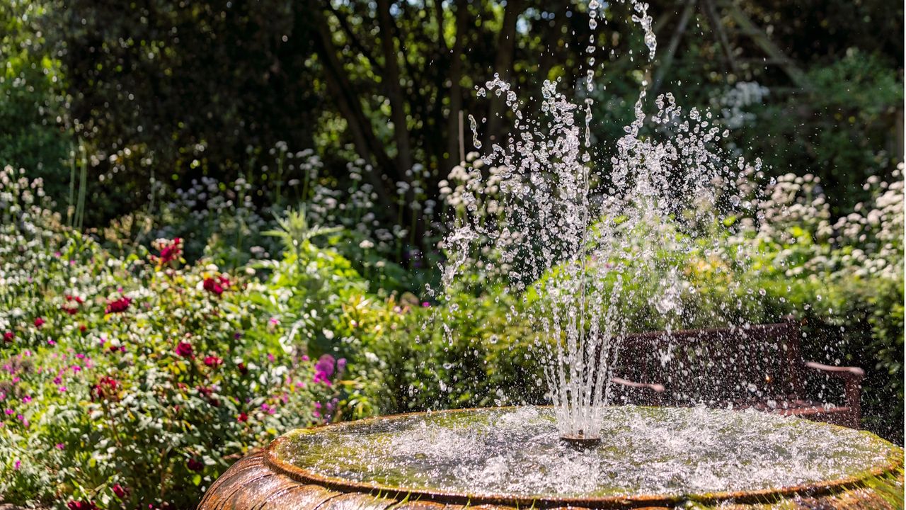 This solar fountain planter is a mini oasis for your patio: 5 steps to ...