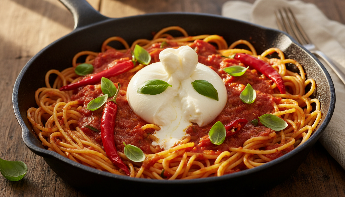 Le secret ultra-croustillant des spaghettis à la tomate et piment : la ...