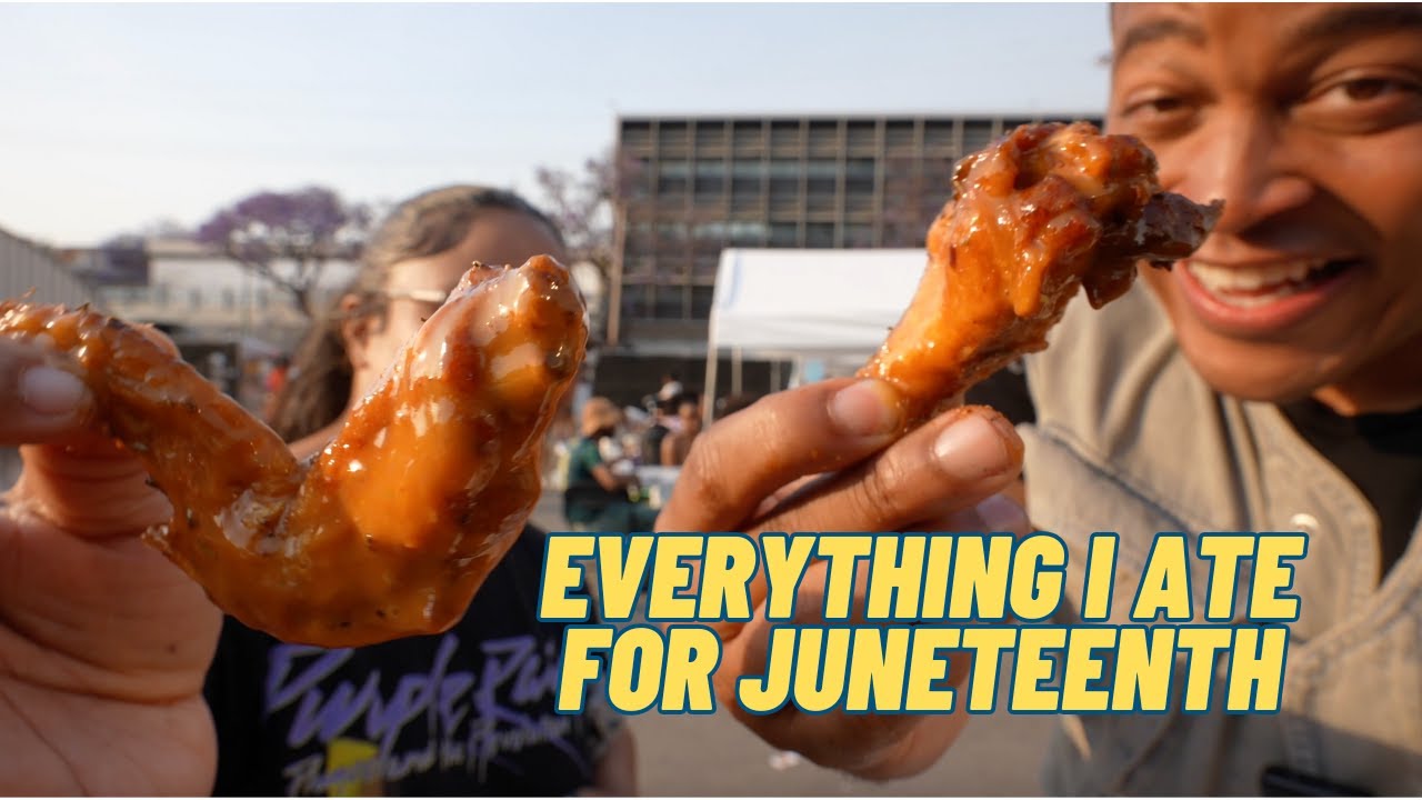 Everything I ate for Juneteenth (Taste of Inglewood + Black on the Block)
