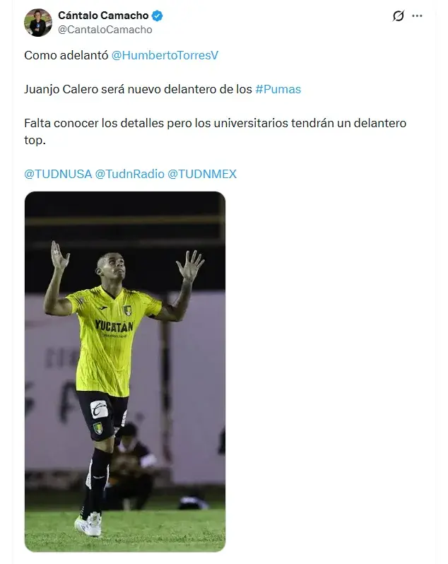 Pumas tiene amarrado su primer fichaje para el Apertura 2026 y es un ...