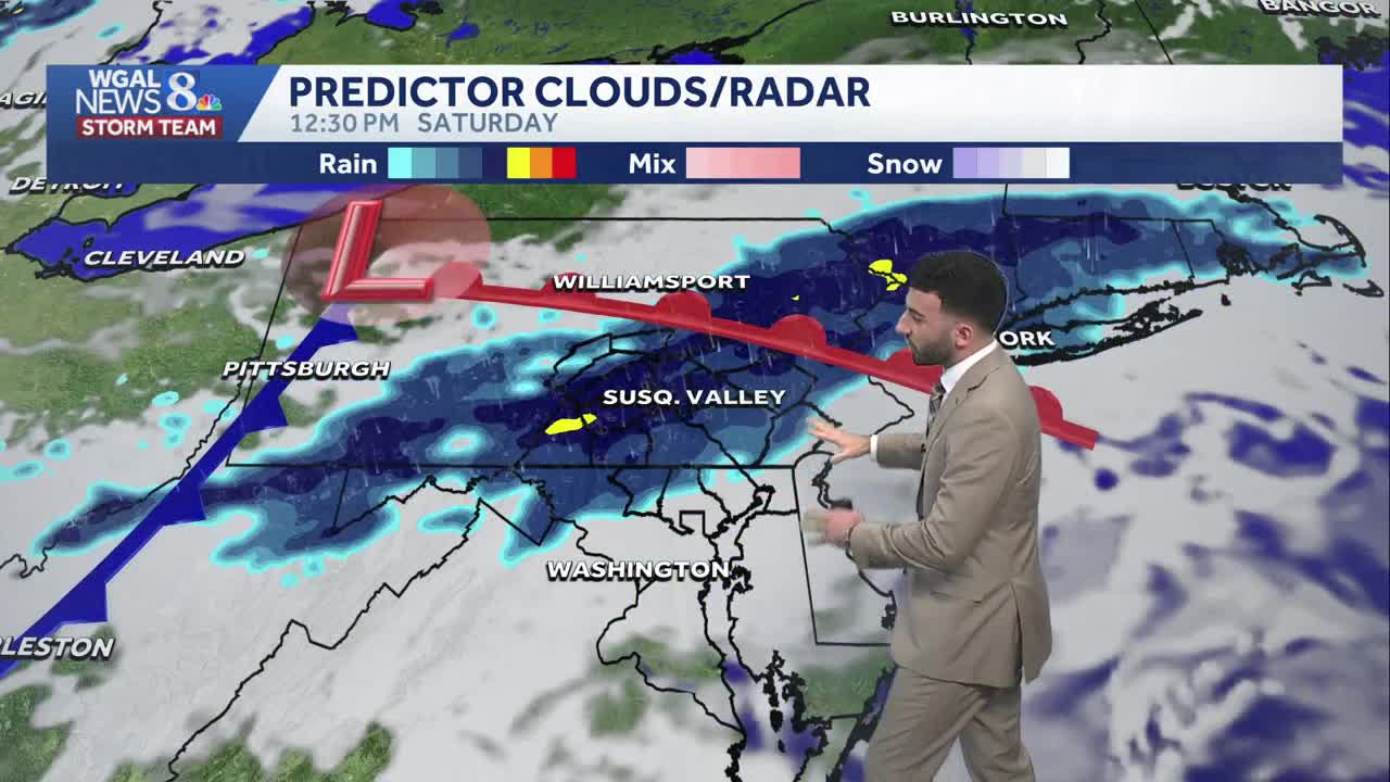 Mostly sunny & cool today, more rain chances heading into the weekend