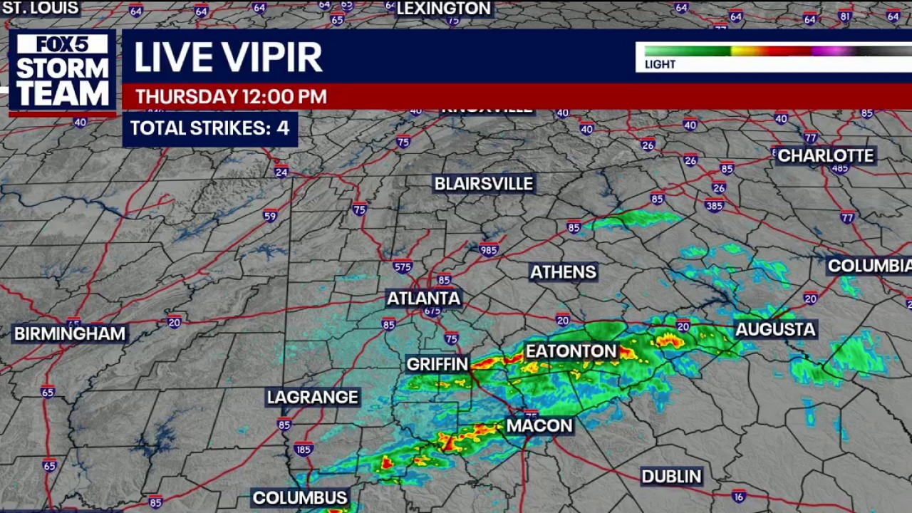 Rain moves out of North Georgia, drying out process begins