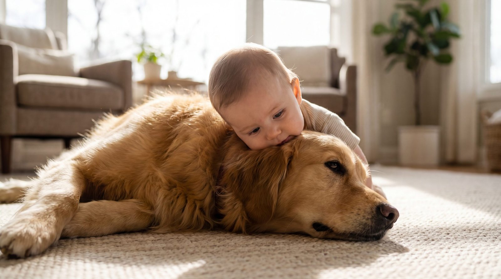 This dog and baby duo show what lifelong friendship looks like