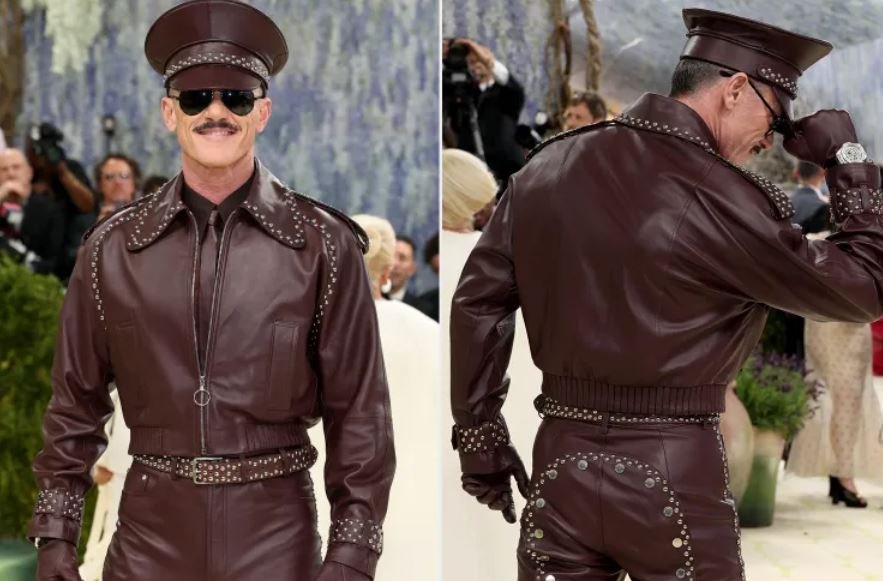 Luke Evans redefines Met Gala style in Palomo Spain leather