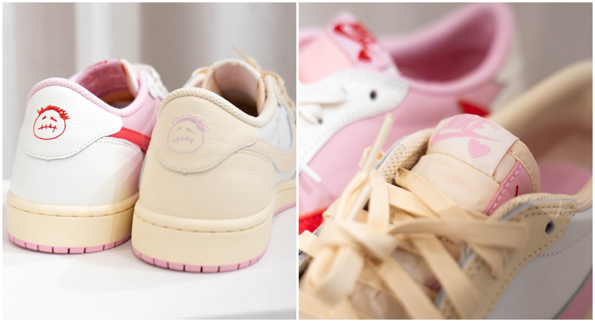 Travis Scott x Air Jordan 1 Low 'Pink Pack' release date IQ7604-101