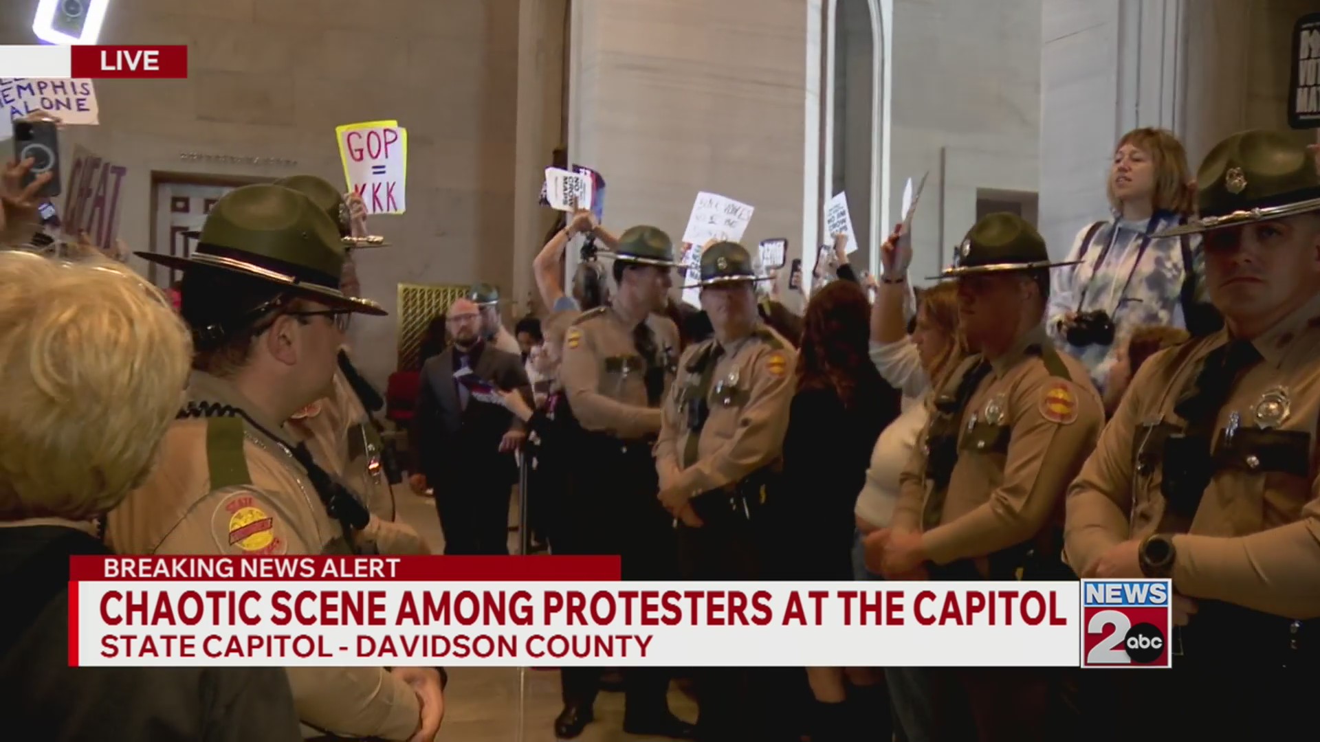 Democrats walk out of special session amid protests