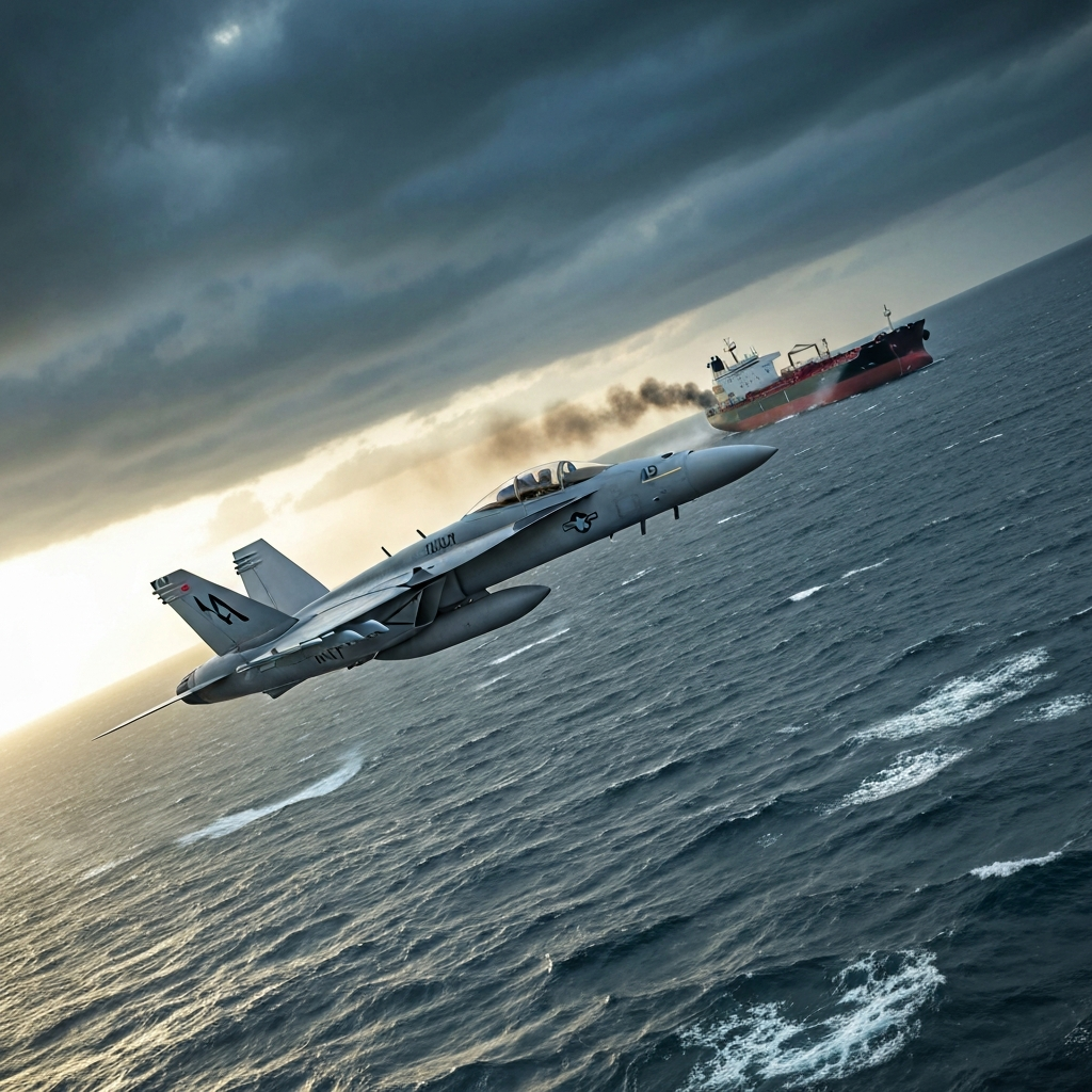 US forces disable Iran tanker: Blockade enforcement in the