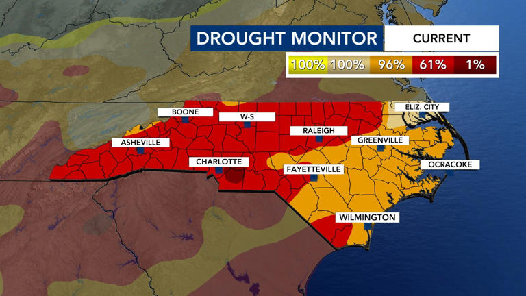 WRAL weather alert day: Much-needed rain soaks Triangle through Thursday