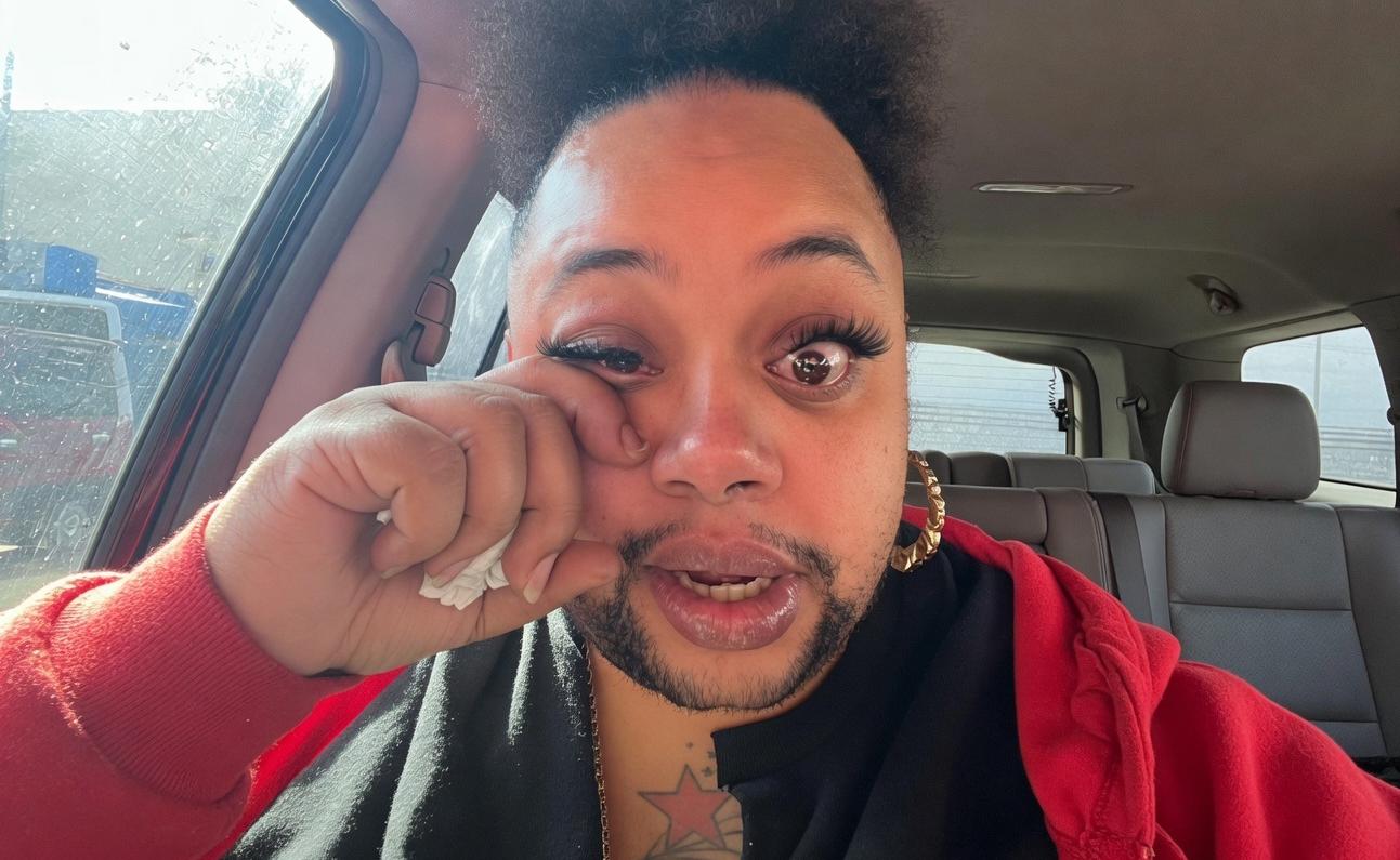 Big Keish tried to laugh it off then broke down mid-video | WATCH