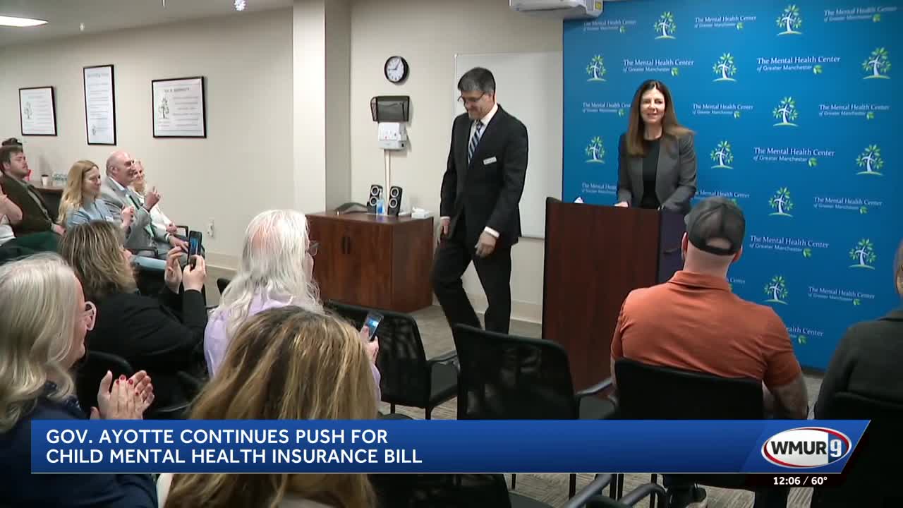 Ayotte continues push for child mental health insurance bill