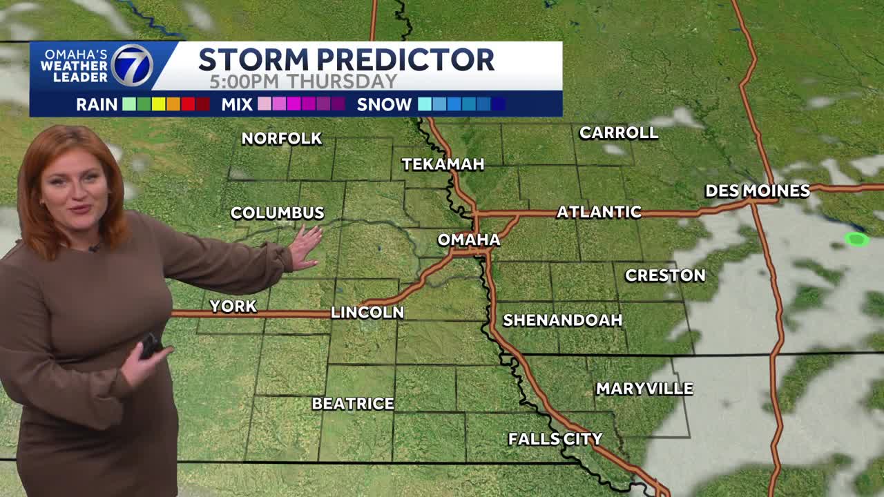 Bright, mild and breezy Thursday afternoon for Omaha area