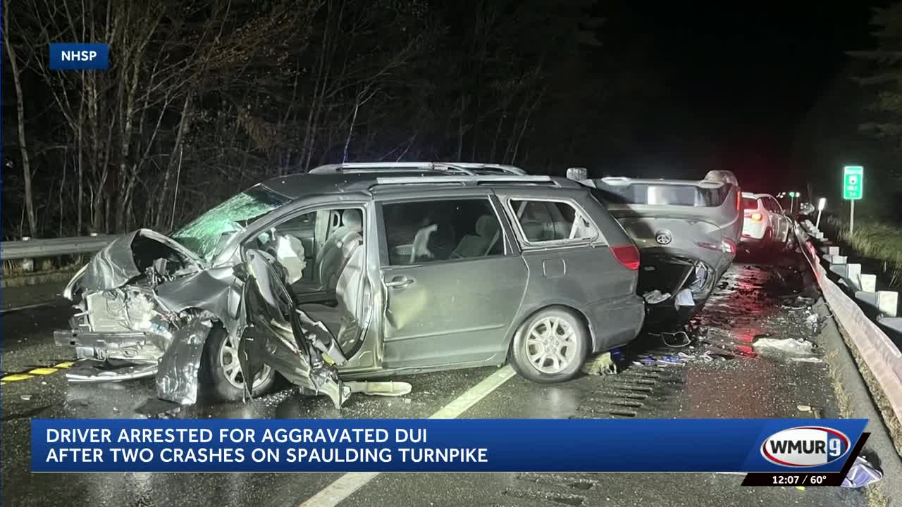 Driver arrested on aggravated DUI charge after two crashes on Spaulding ...