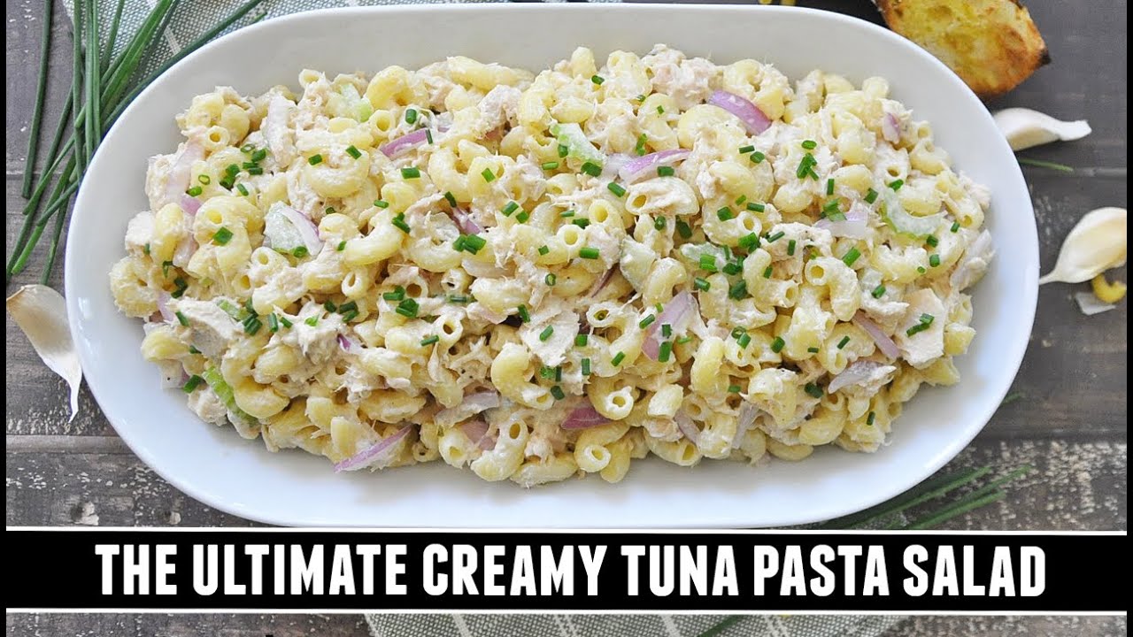 Creamy tuna pasta salad: Quick and easy homemade recipe