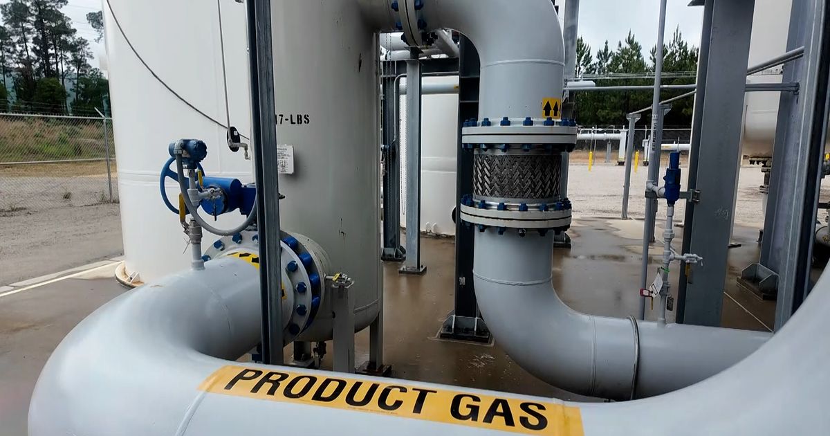 From trash to fuel: Inside a North Carolina renewable natural gas plant