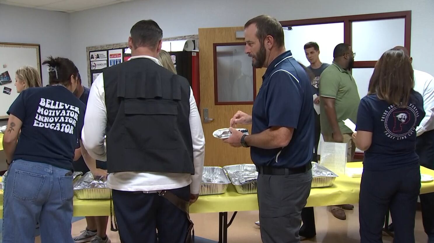 Gilbert teachers pampered during Teacher Appreciation Week