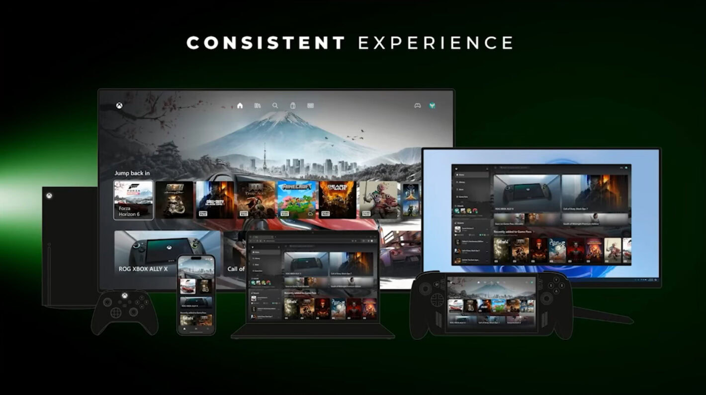 Xbox slyly shows off what looks like a new UI for its ecosystem
