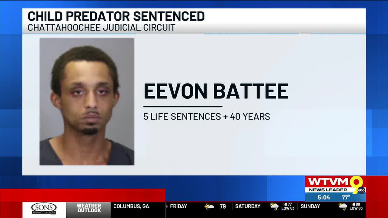 Child predator sentenced to five consecutive life sentences plus 40 years