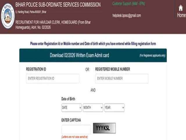 Bihar police havildar clerk admit cards now available for download
