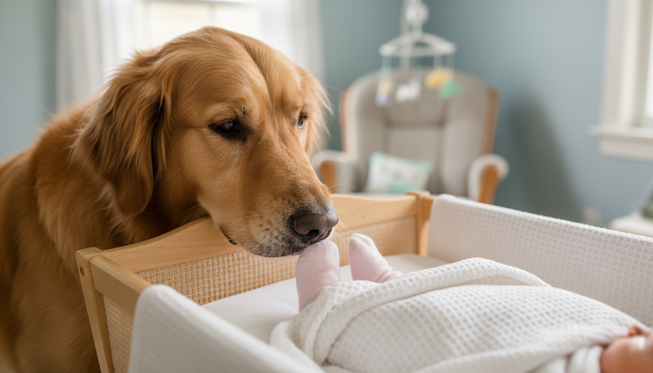This dog and baby duo show what lifelong friendship looks like