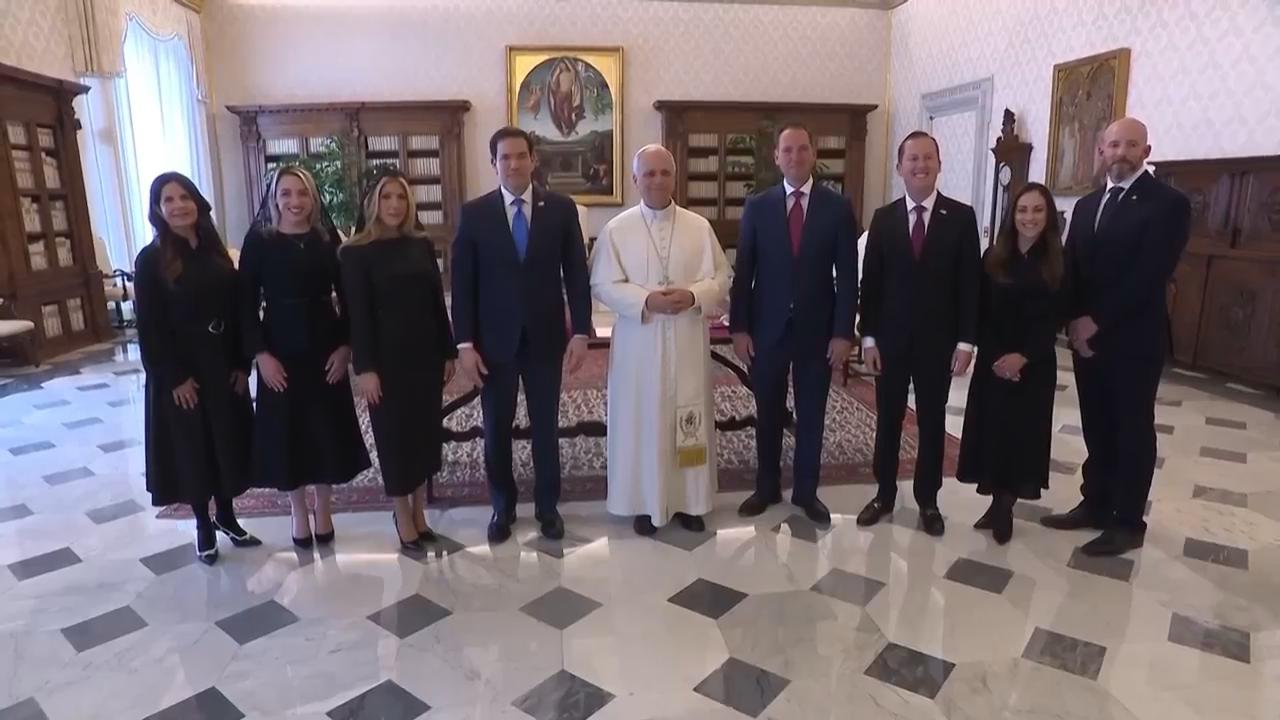 Rubio meets Pope Leo on mission to ease tensions after Trump's ...