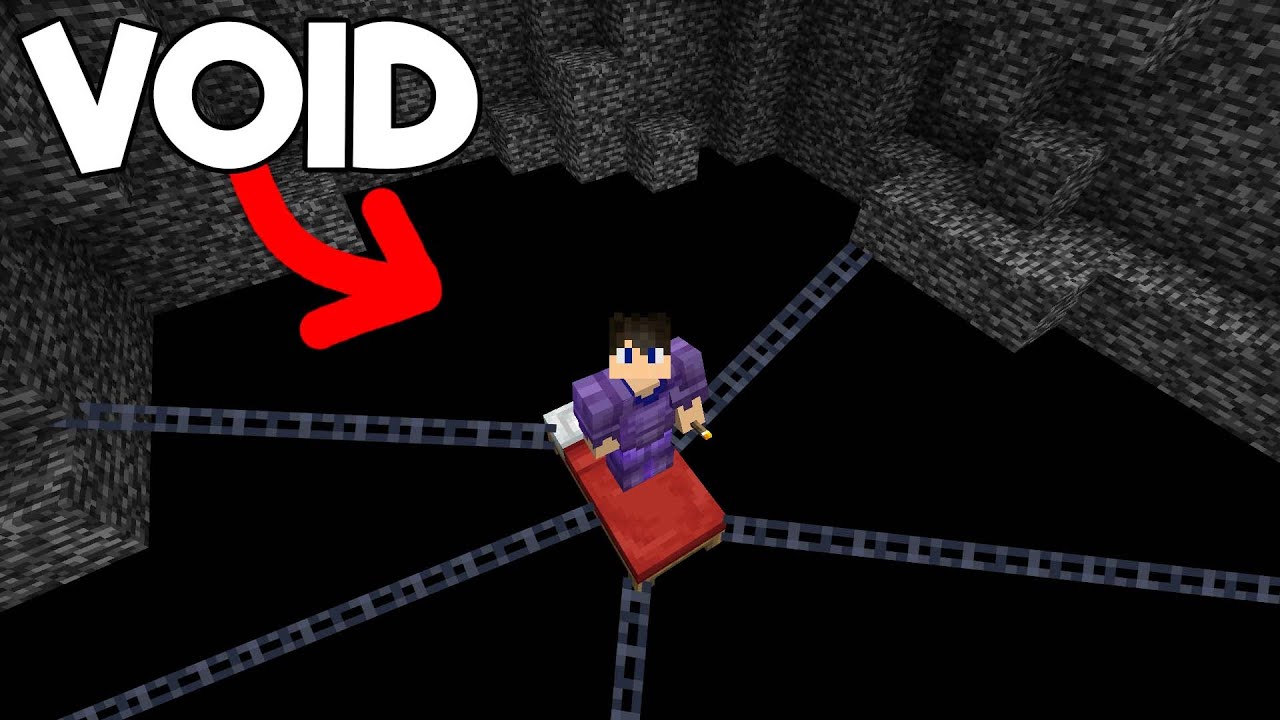 Meus amigos me prenderam no void então eu fiz vingança no Minecraft