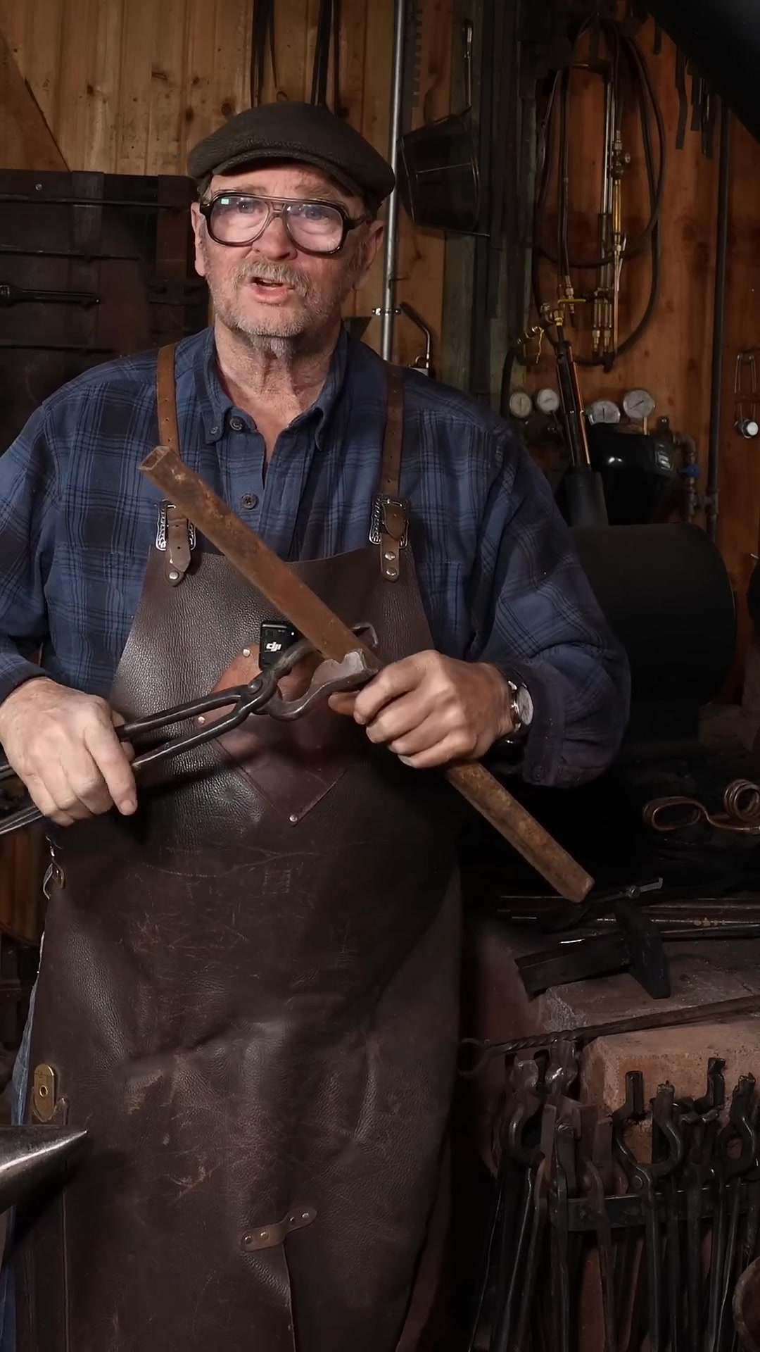 Quenching tubing safely in blacksmithing