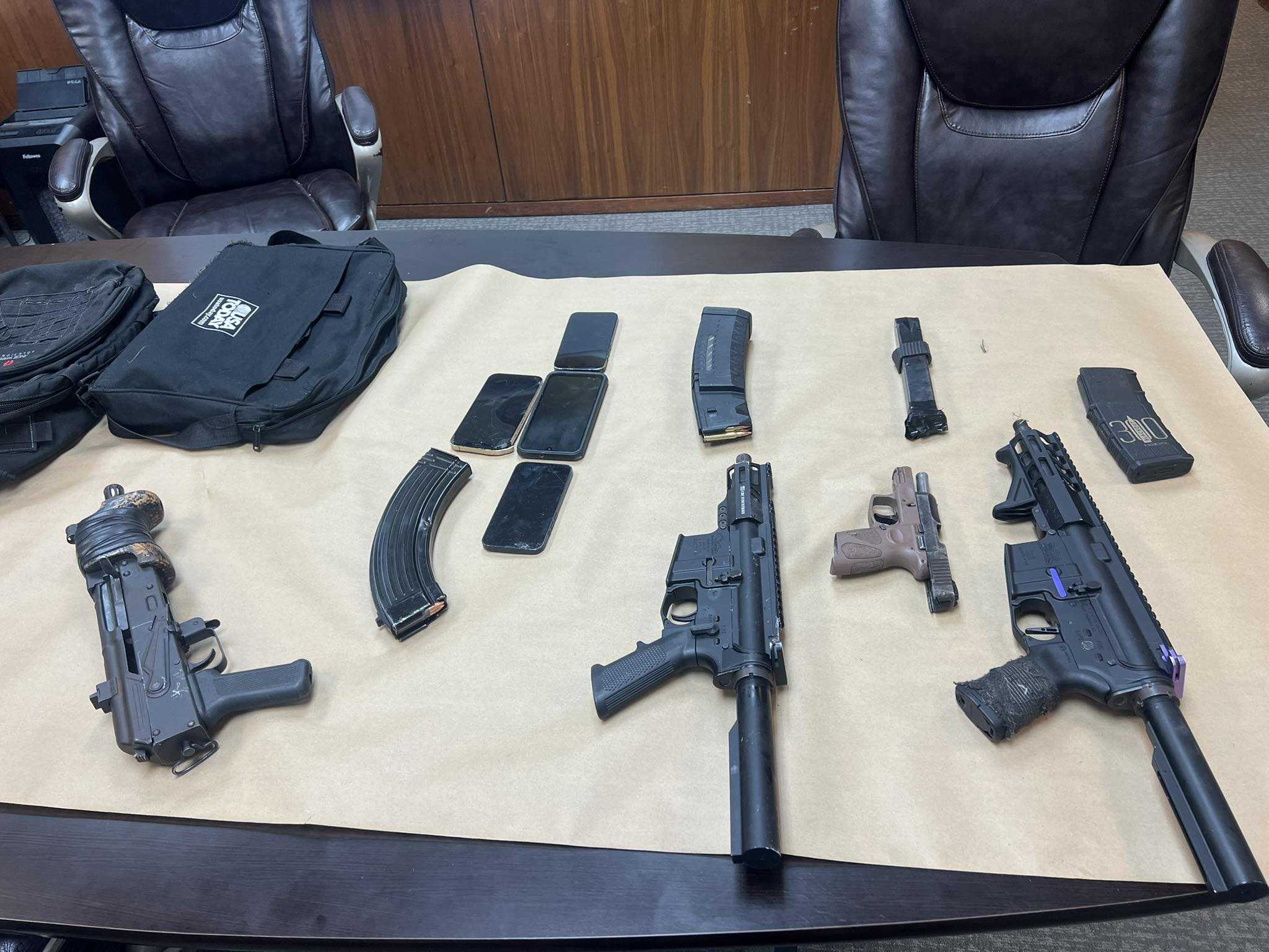 Four arrested, driver sought after Hammond shooting leads to chase, crash