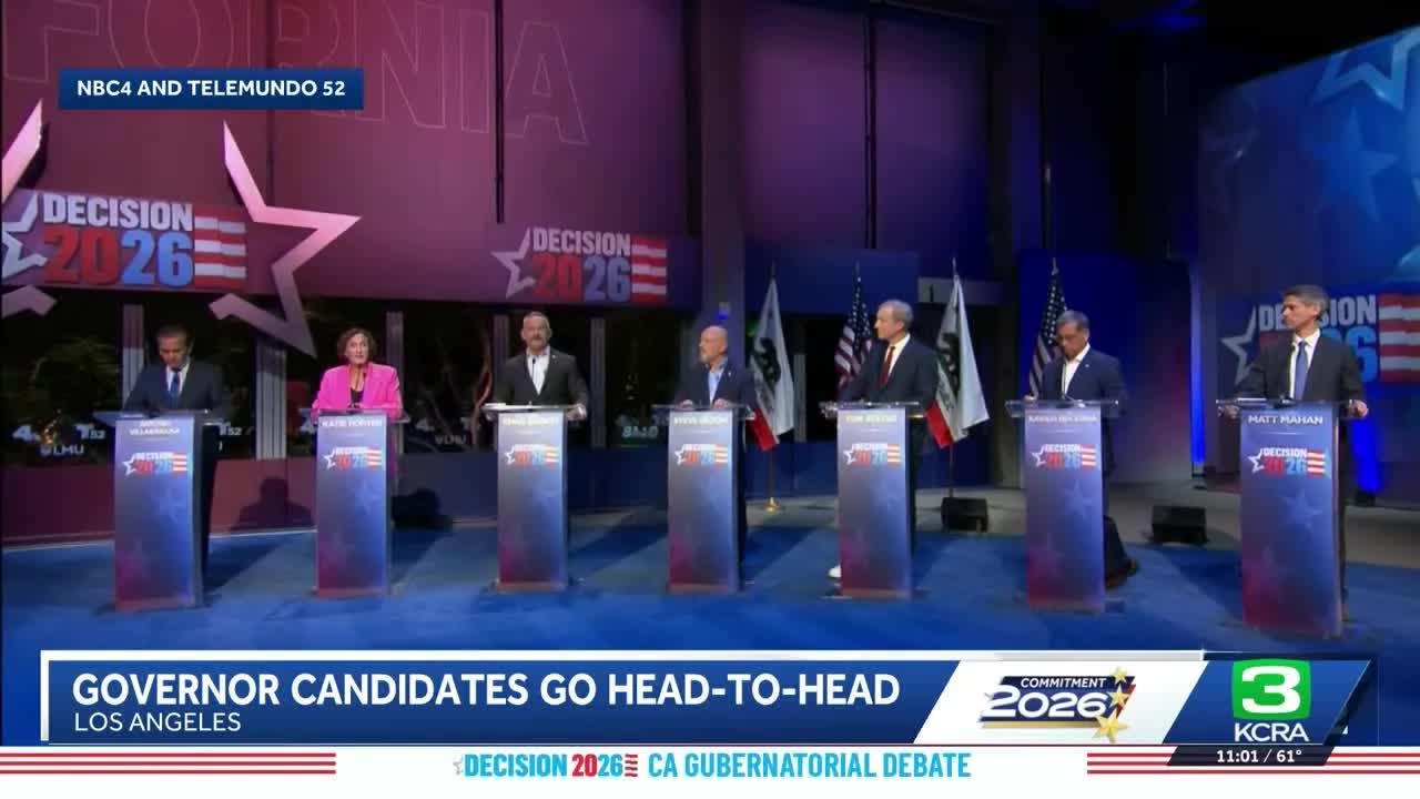 Key takeaways from CA governor debate