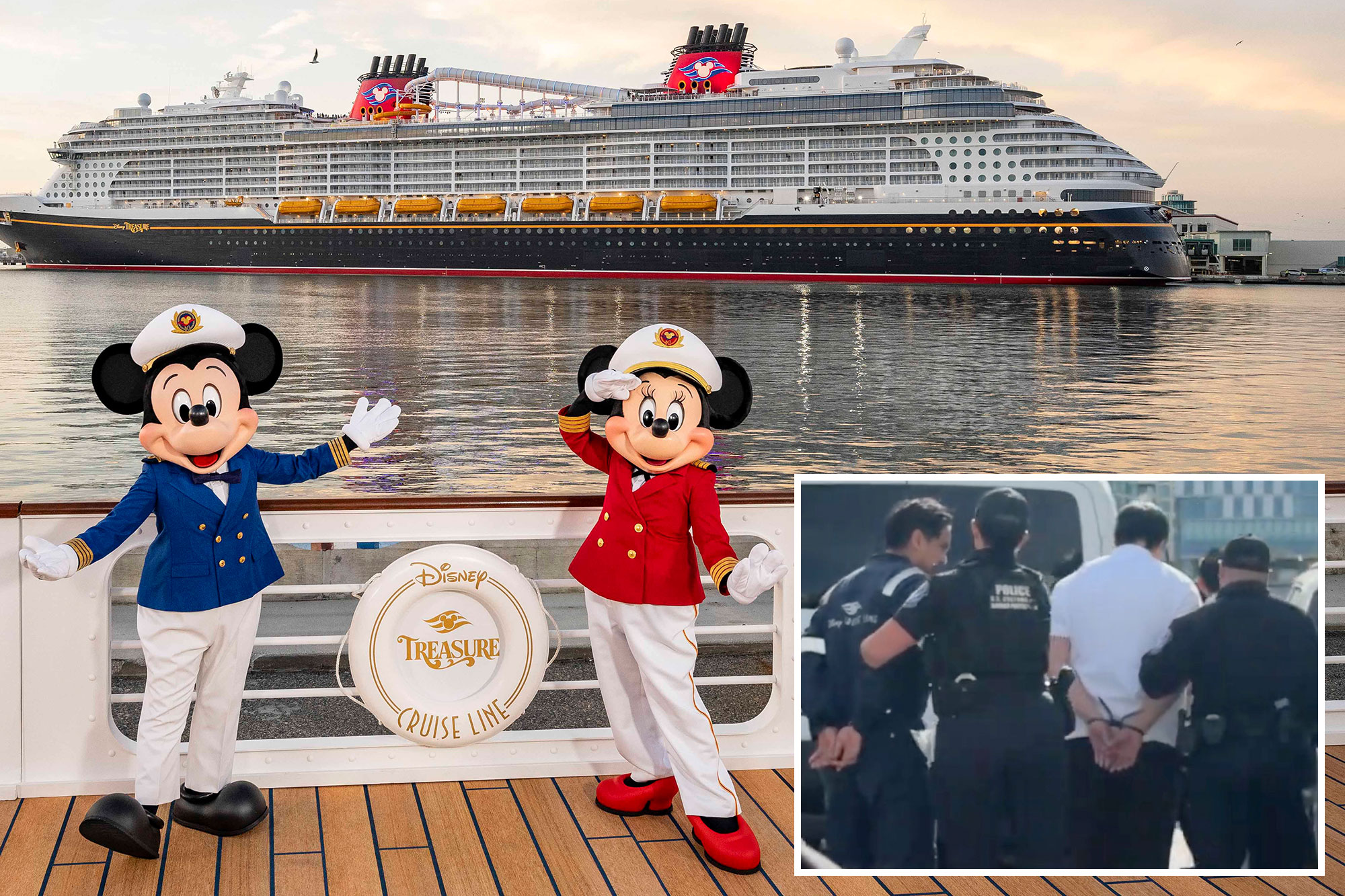 Disney breaks silence after staff dragged off cruise ship as part of ...