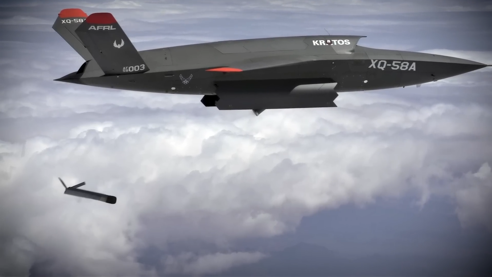 This drone was built to protect fighter jets - and die if needed