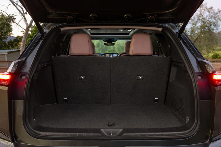 2027 Lexus TZ interior photos: This three-row EV SUV has a classy cabin