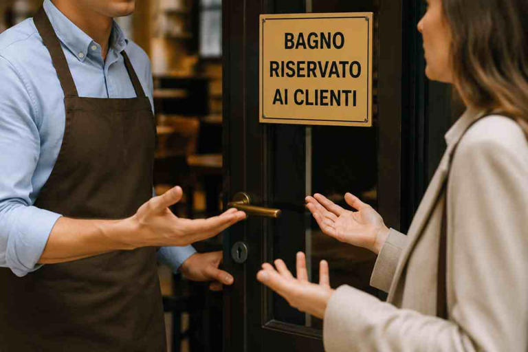Ma i bar sono obbligati a farti usare il bagno anche senza consumazione ...